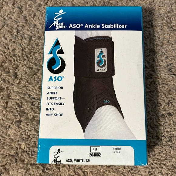 ASO | Other | Aso Ankle Stabilizer White Small | Poshmark